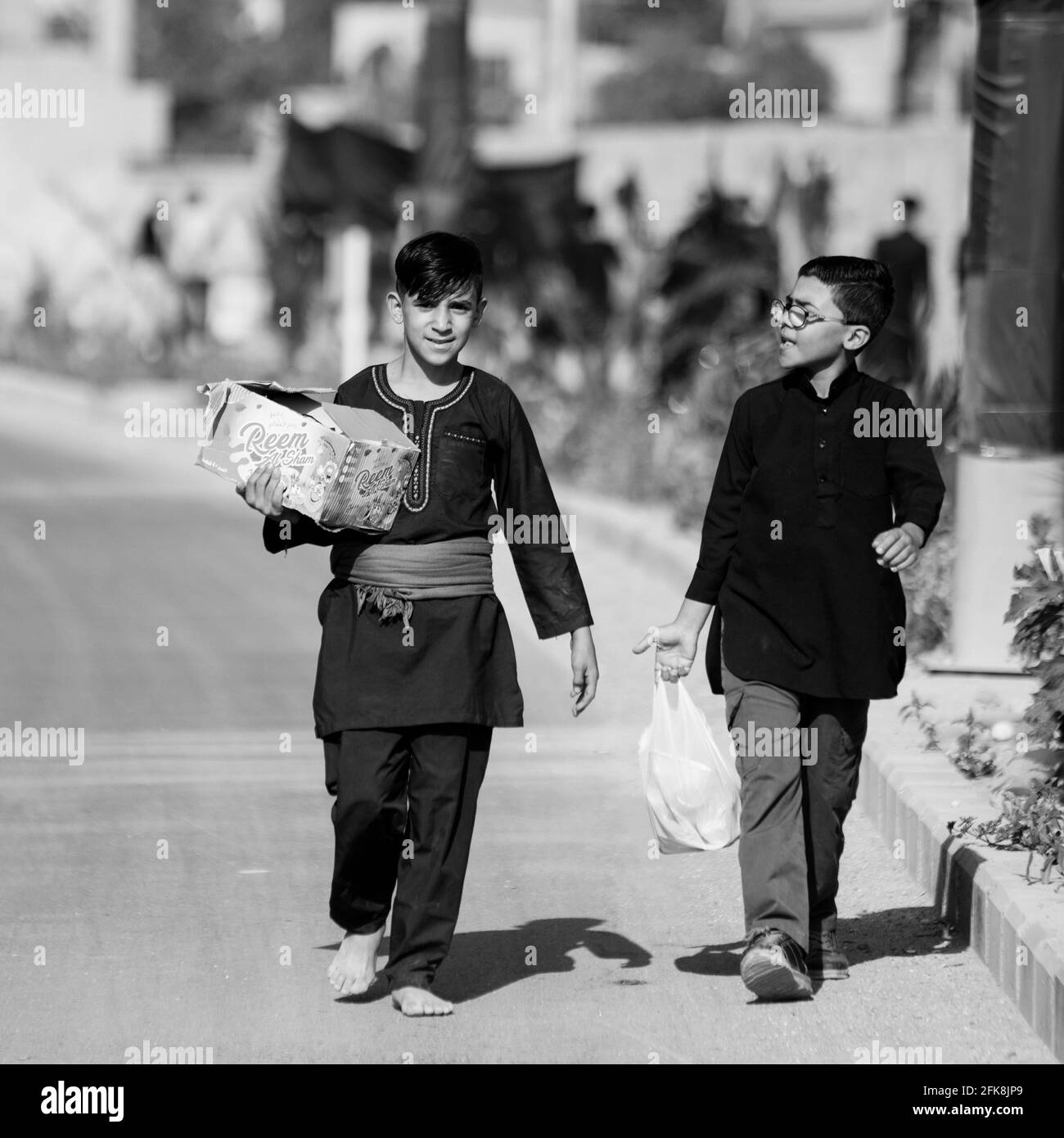 Photos show the ceremony of Hussein death in Damascus 2020 Stock Photo ...