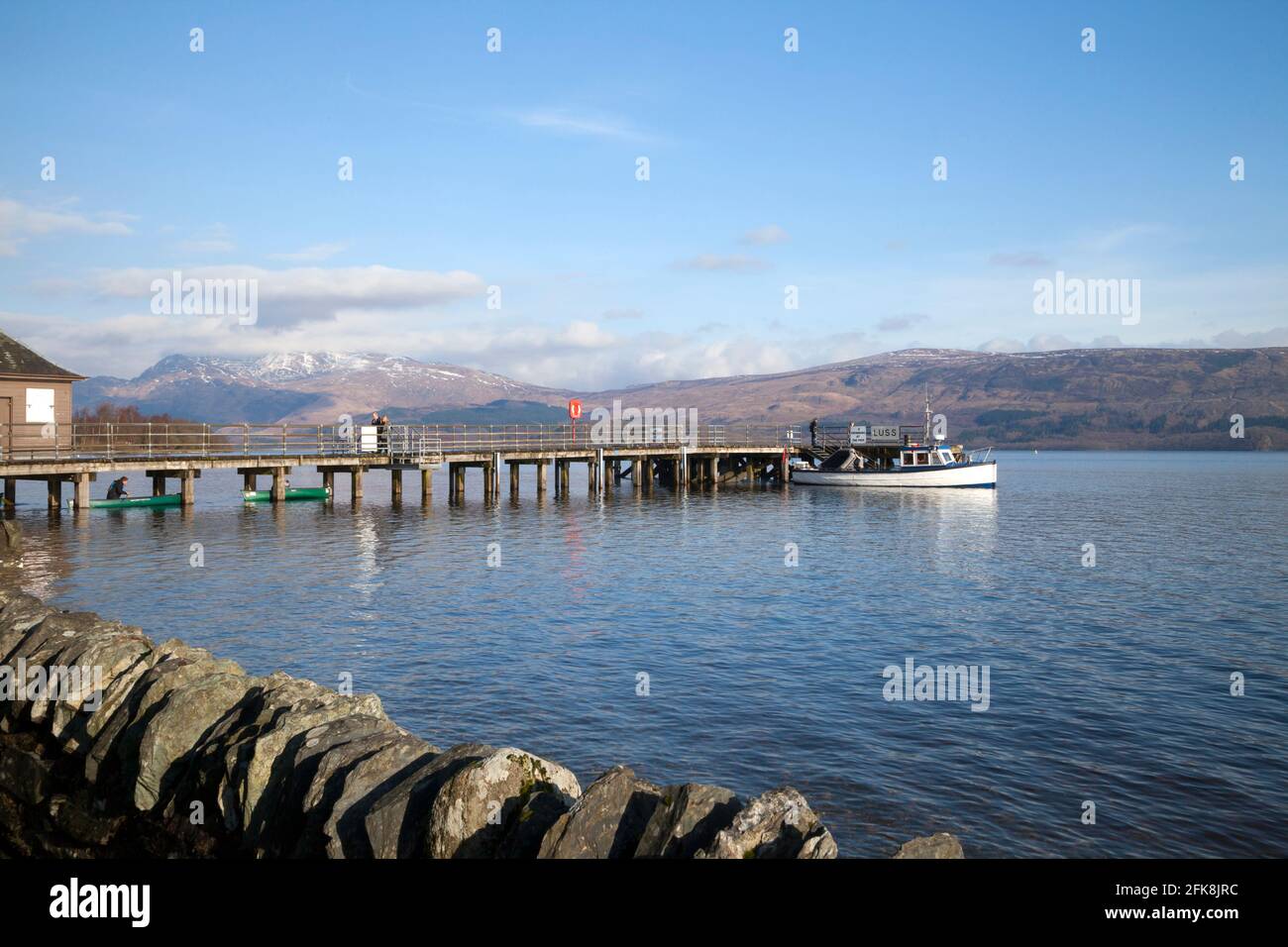 Luss pier hi-res stock photography and images - Alamy