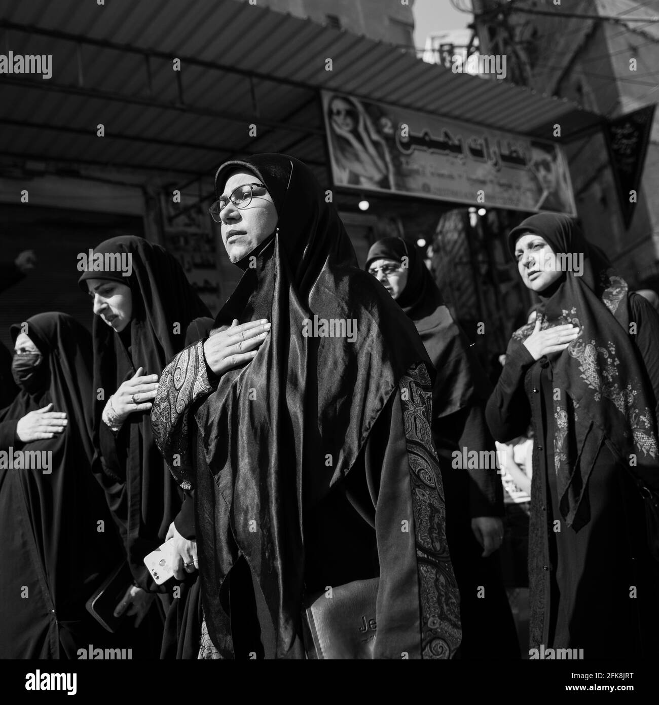 Photos show the ceremony of Hussein death in Damascus 2020 Stock Photo ...