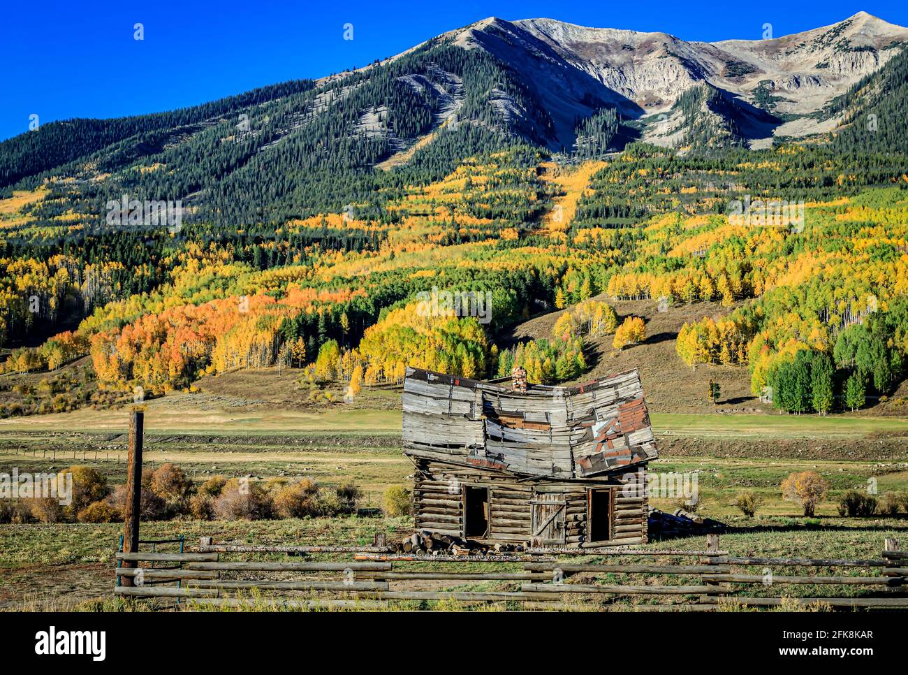Fall color near Crested Butte, Colorado, USA Stock Photo - Alamy