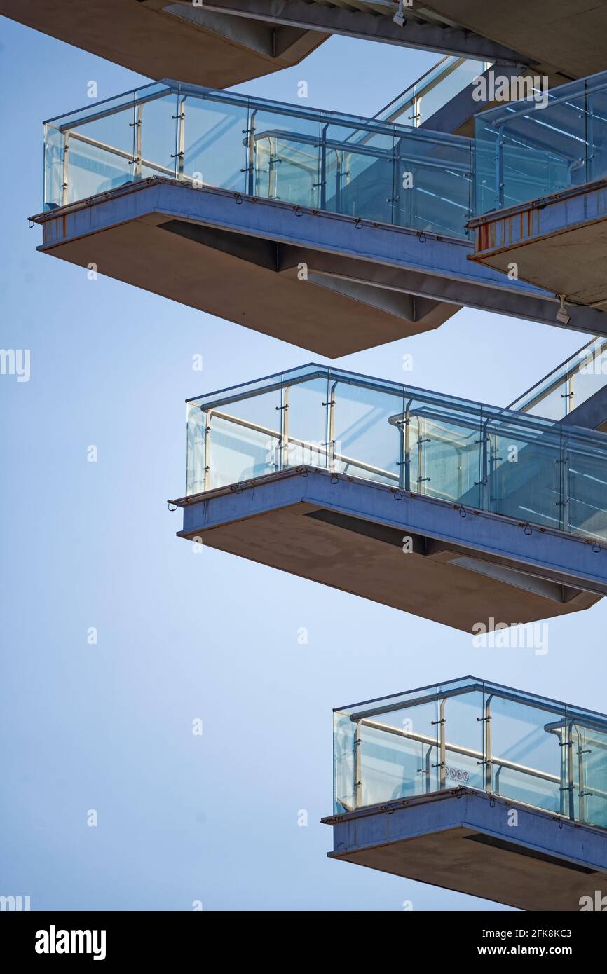 modern architecture in china harbin Day futuristic Stock Photo - Alamy