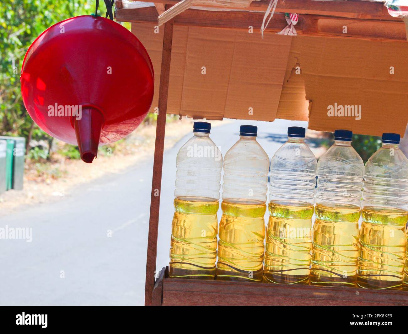 Gasoline sale in bottles hi-res stock photography and images - Alamy