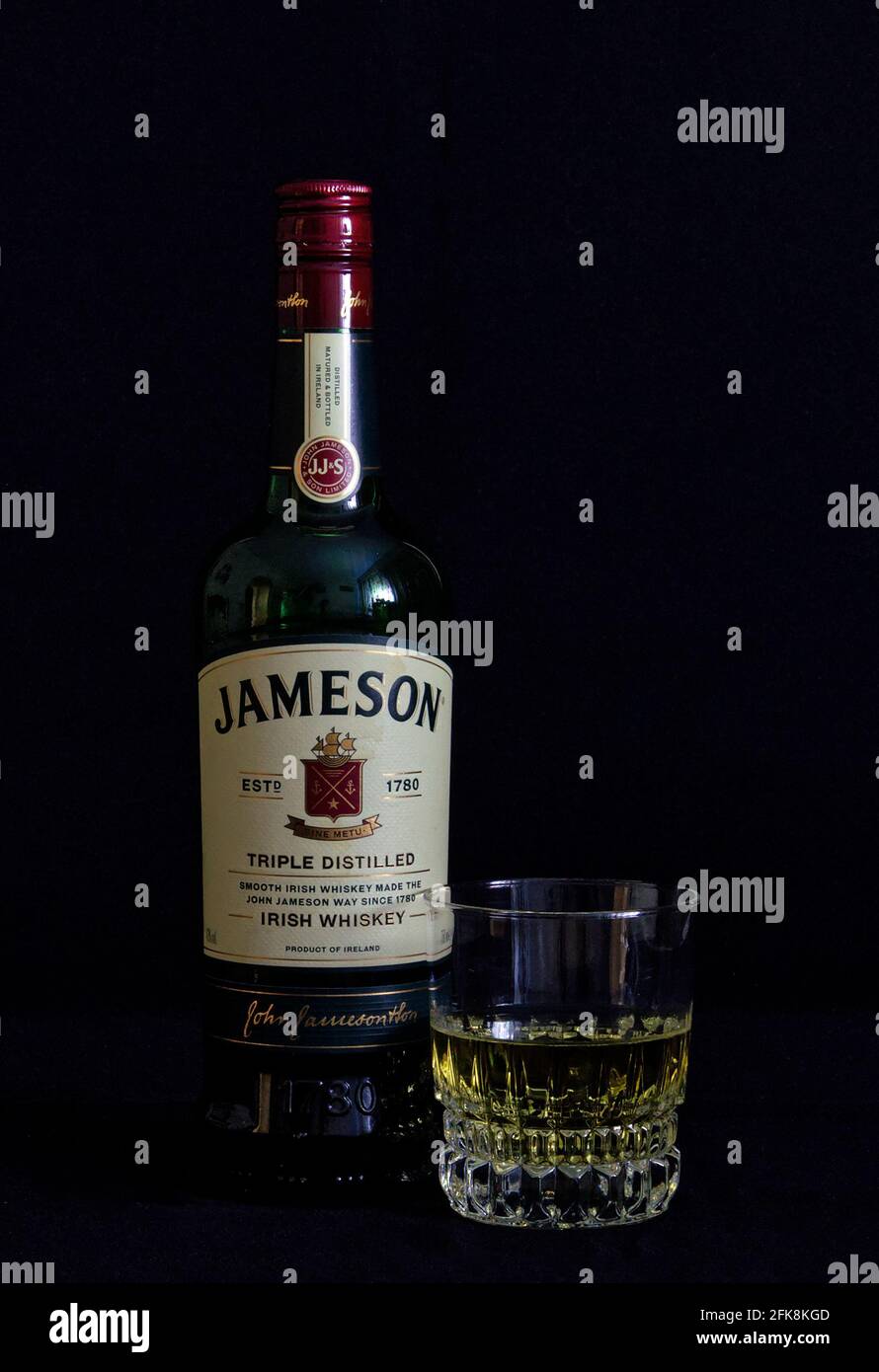 Jameson whiskey bottle hi-res stock photography and images - Alamy