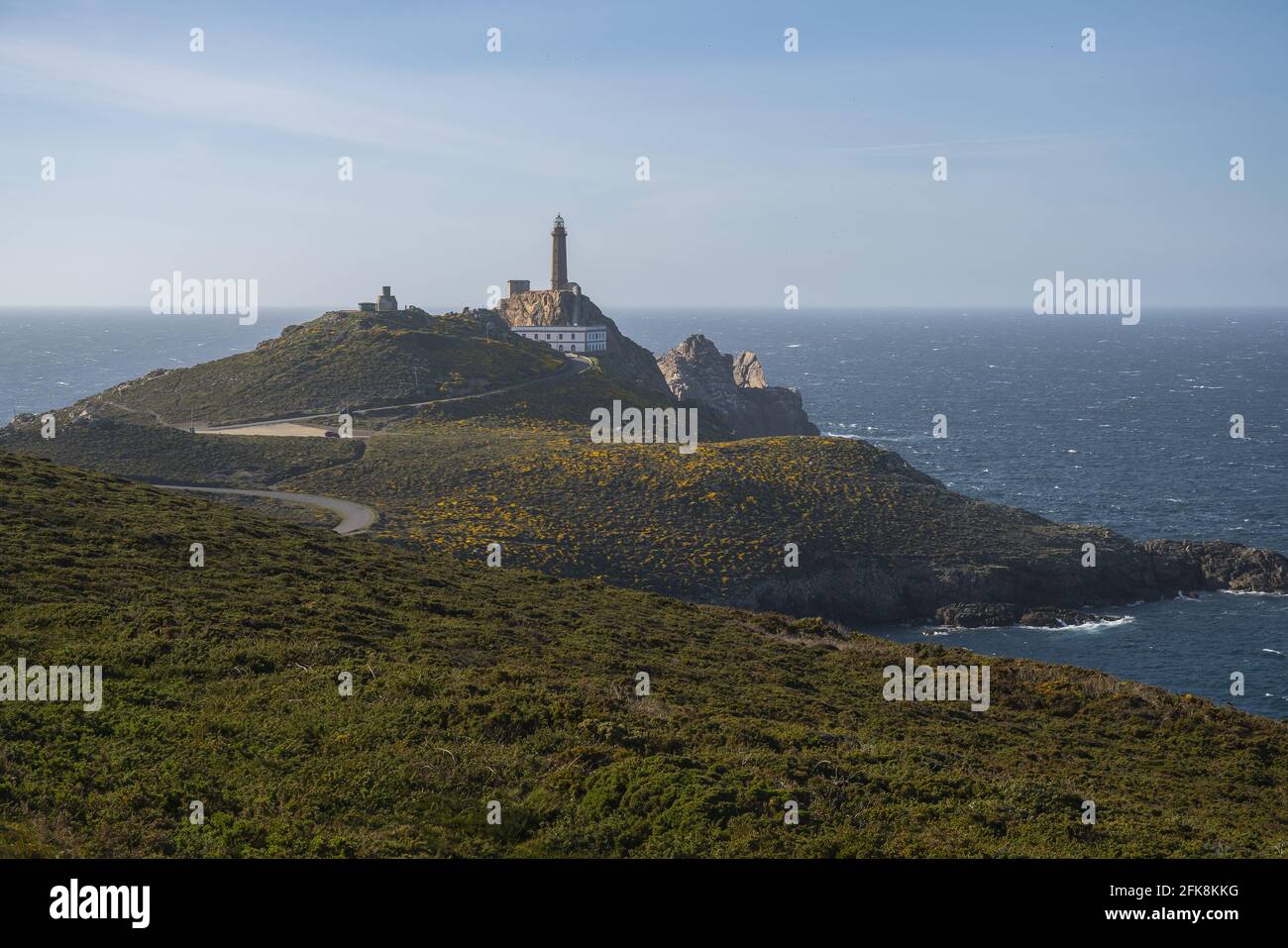 Beautiful shot of a rock-bound peninsula near the sea in Cape Vilan ...