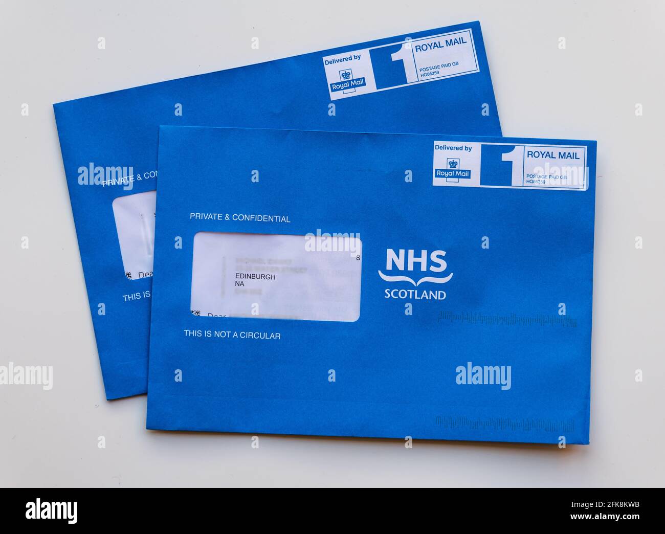 Coronavirus Covid-19 second dose vaccination appointment letters from ...