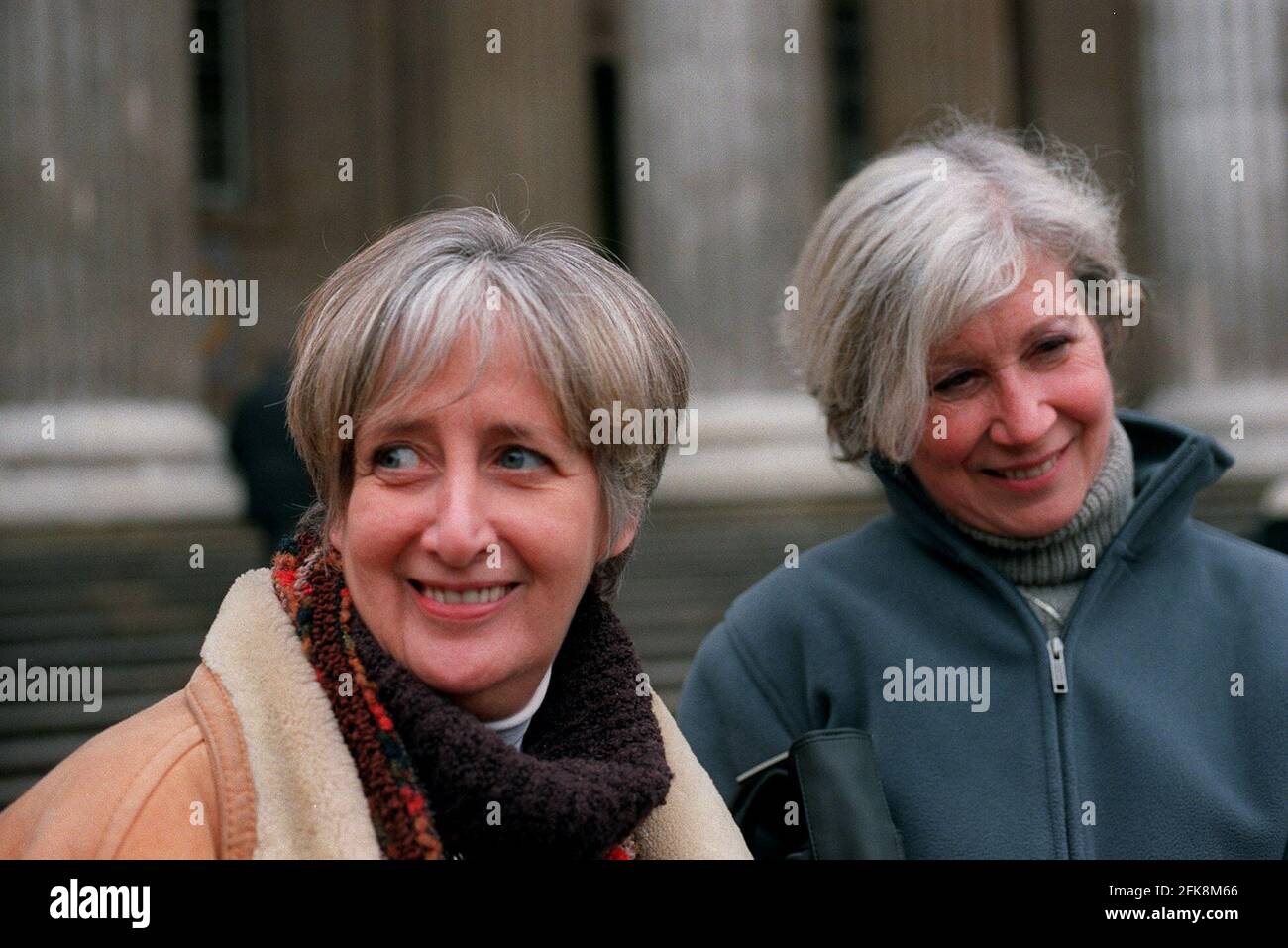 British Museum Visitors January 2000Joyce Ferguson LEFT and Ros Rosen ...