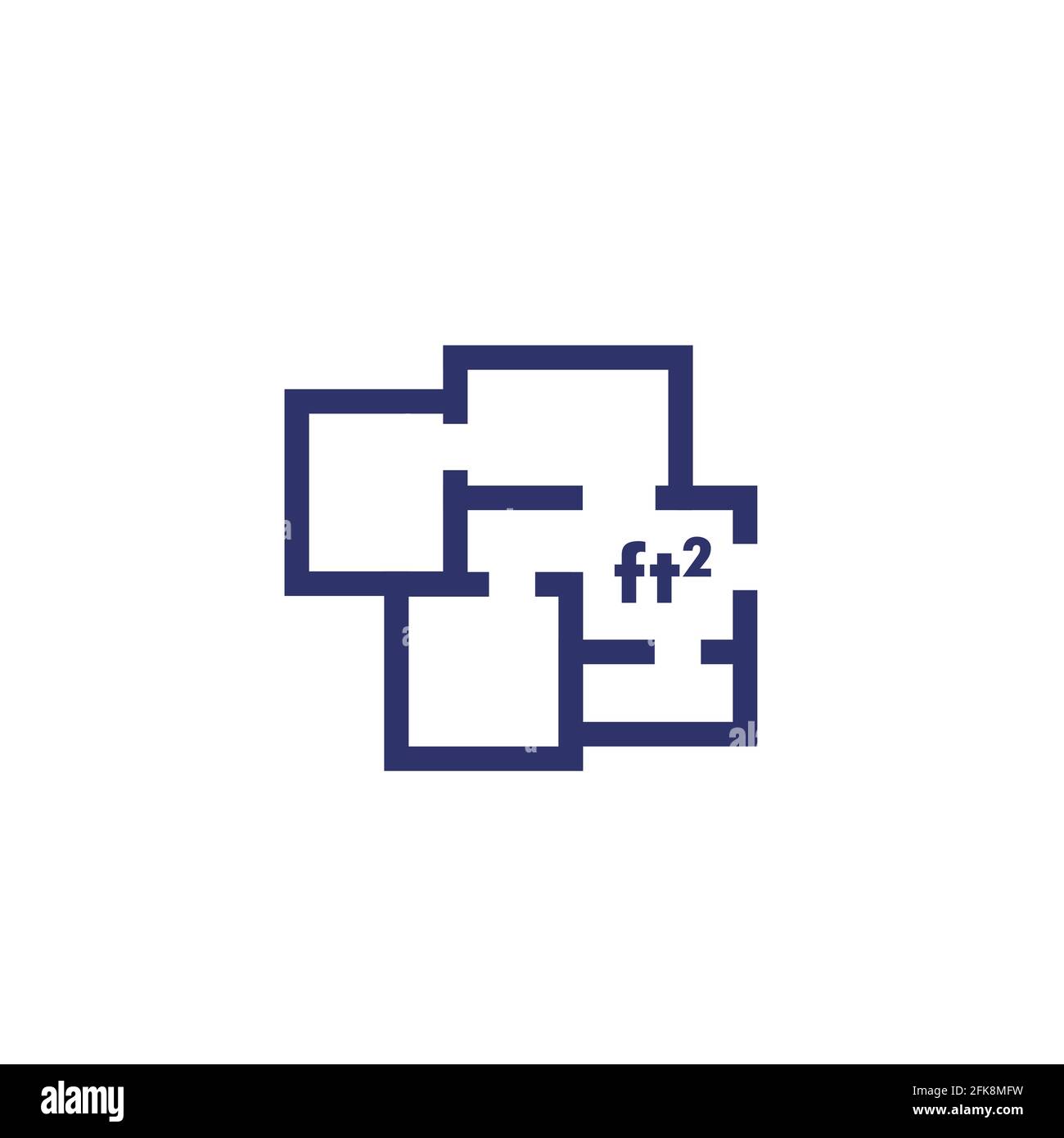 Home plan, apartment, room layout icon on white Stock Vector Image ...
