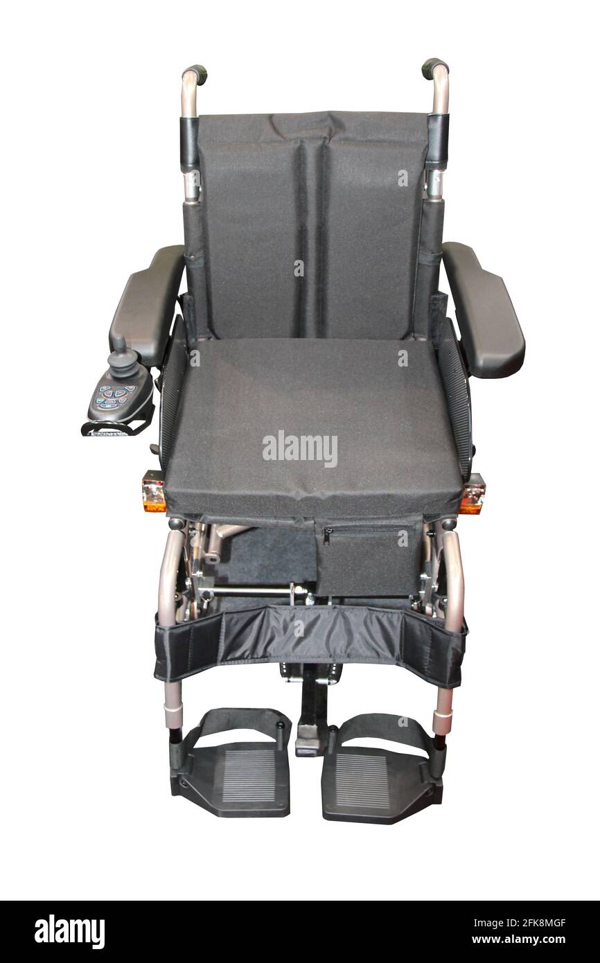 A Modern Black Electric Mobility Scooter Wheelchair Stock Photo - Alamy