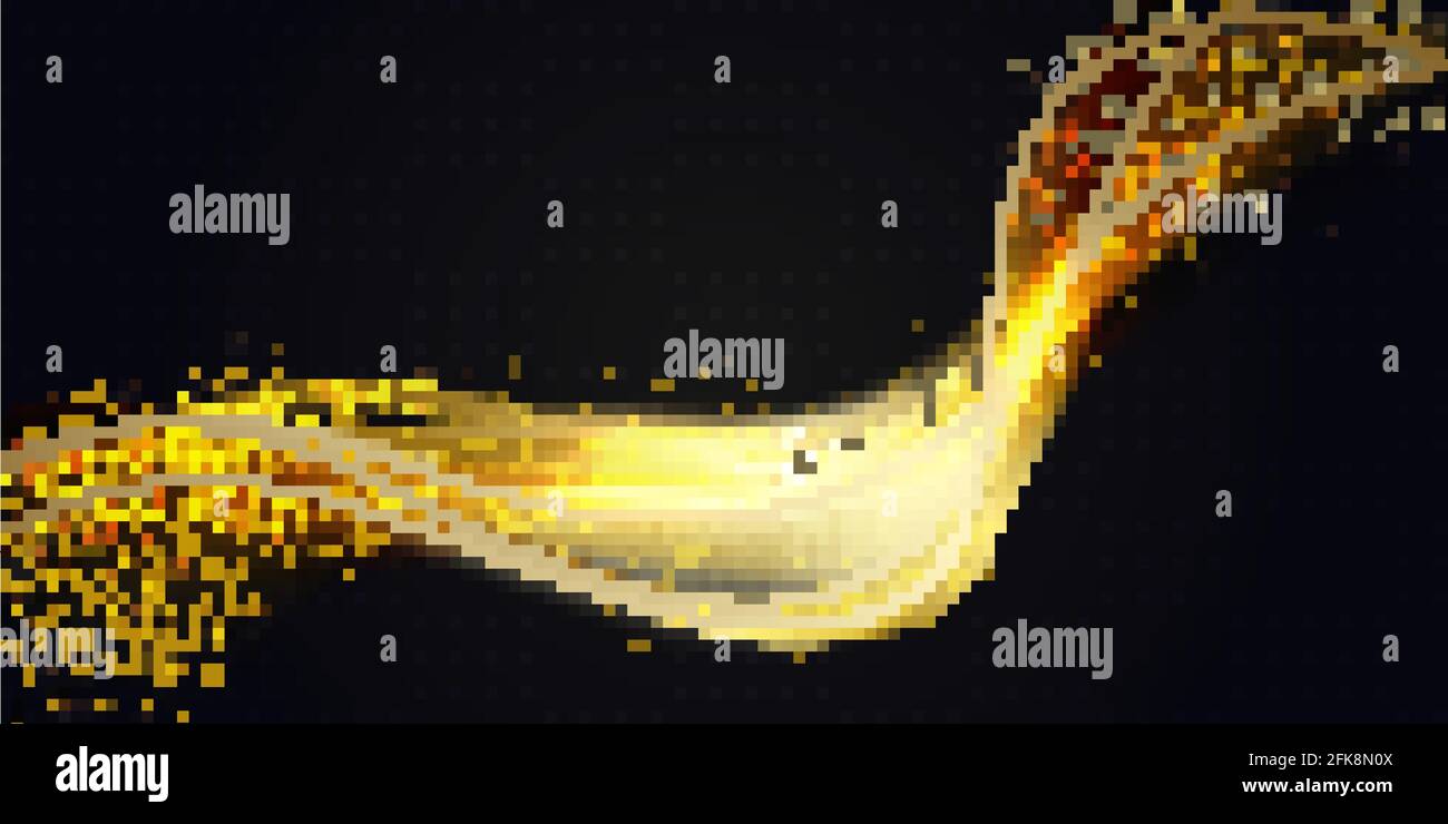 Wave effect with light hi-res stock photography and images - Alamy