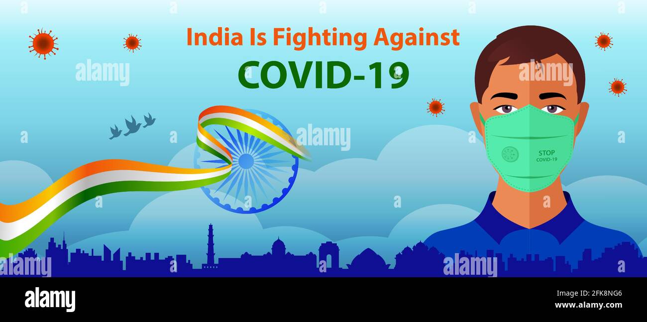 Corona Virus fight back poster. India will fight against Covid-19 for ...