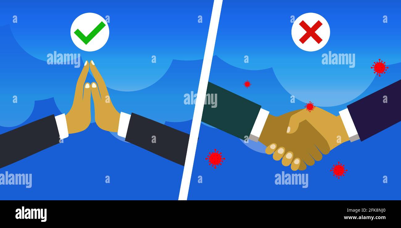 Always do namaste and avoid handshake to prevent spread of covid-19 ...