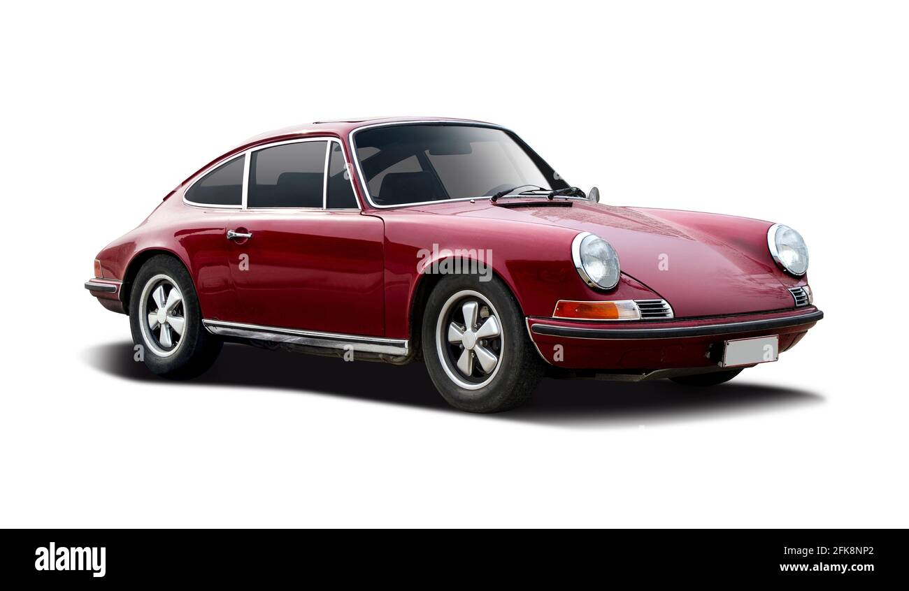 German classic premium car isolated on white background Stock Photo - Alamy