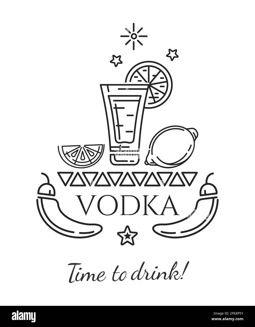 vodka logo Cut Out Stock Images & Pictures - Alamy