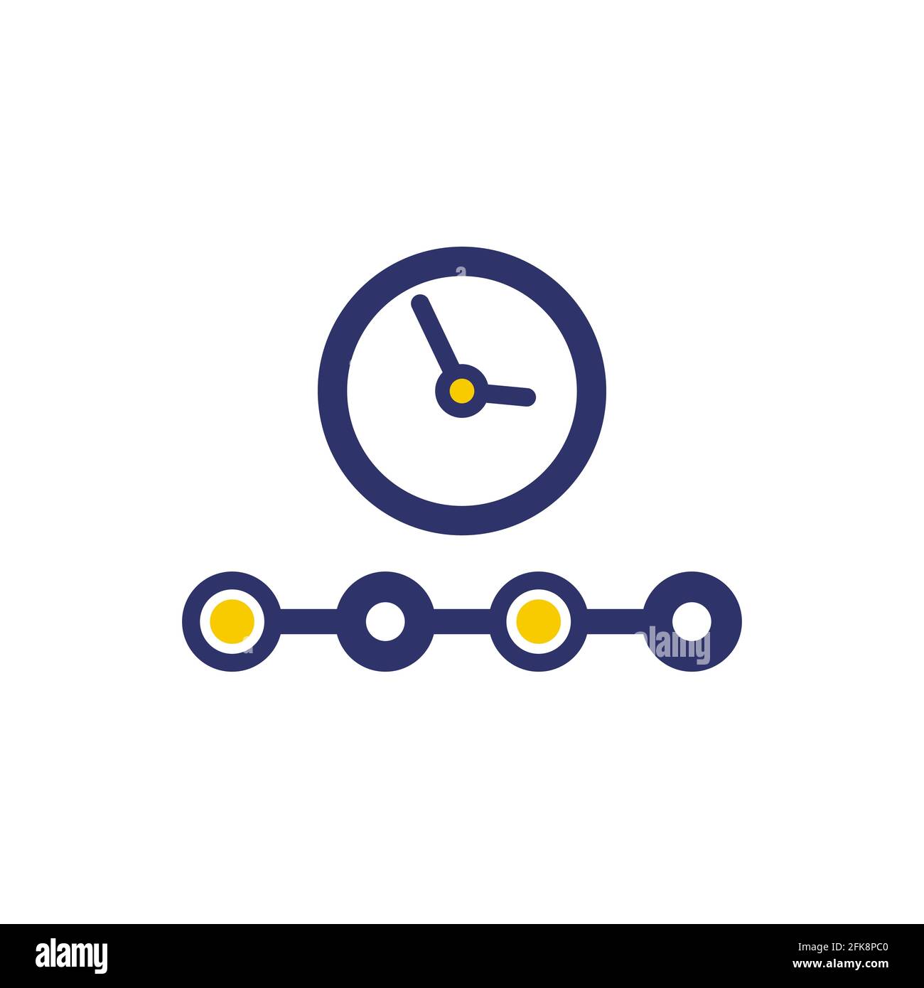 timeline icon on white, vector Stock Vector Image & Art - Alamy