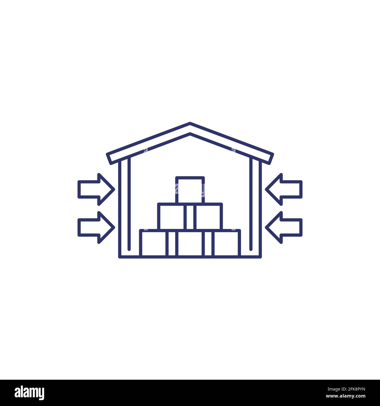 Warehouse storage location Stock Vector Images - Alamy