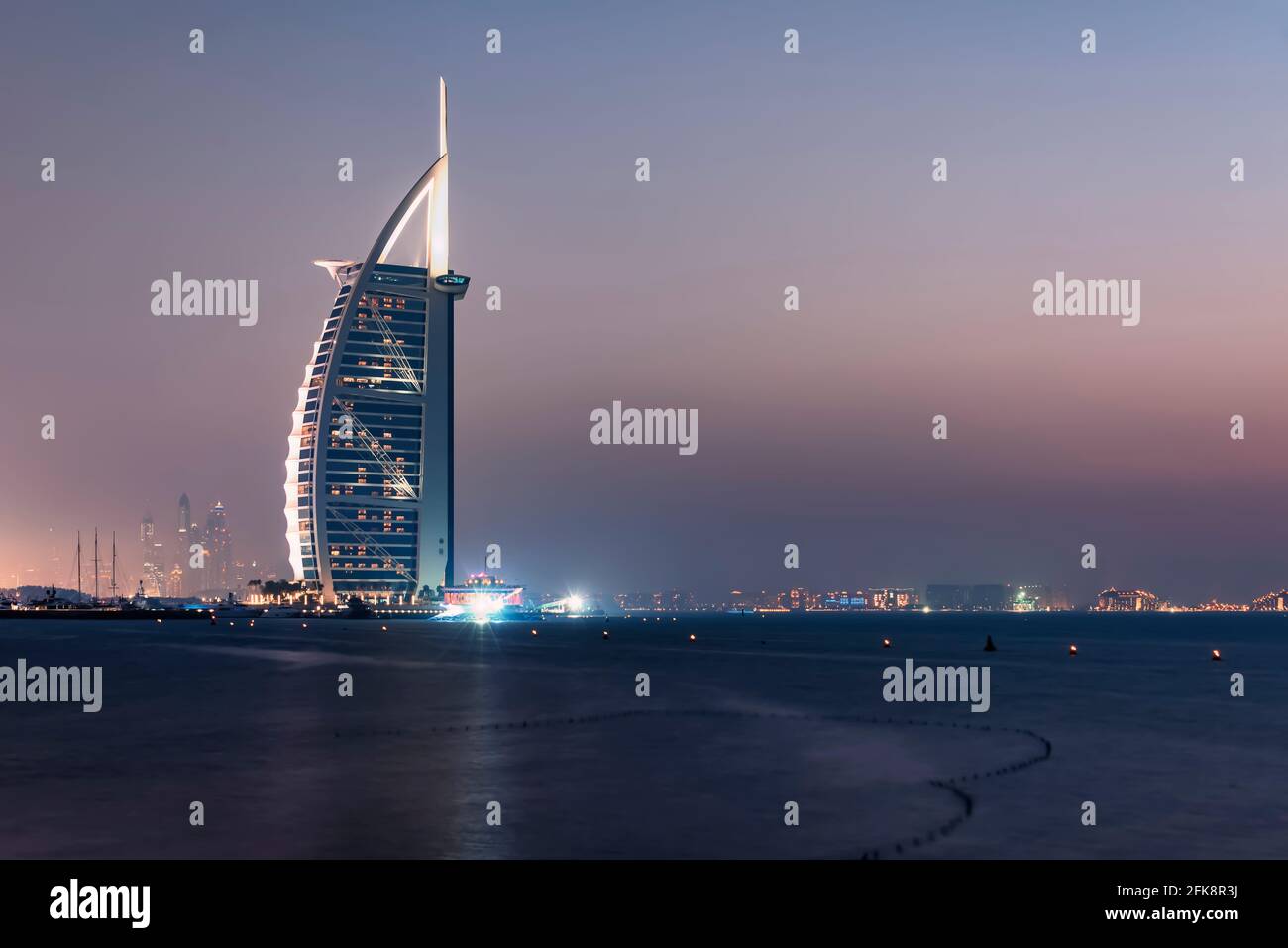 Burj al arab hotel aerial hi-res stock photography and images - Alamy