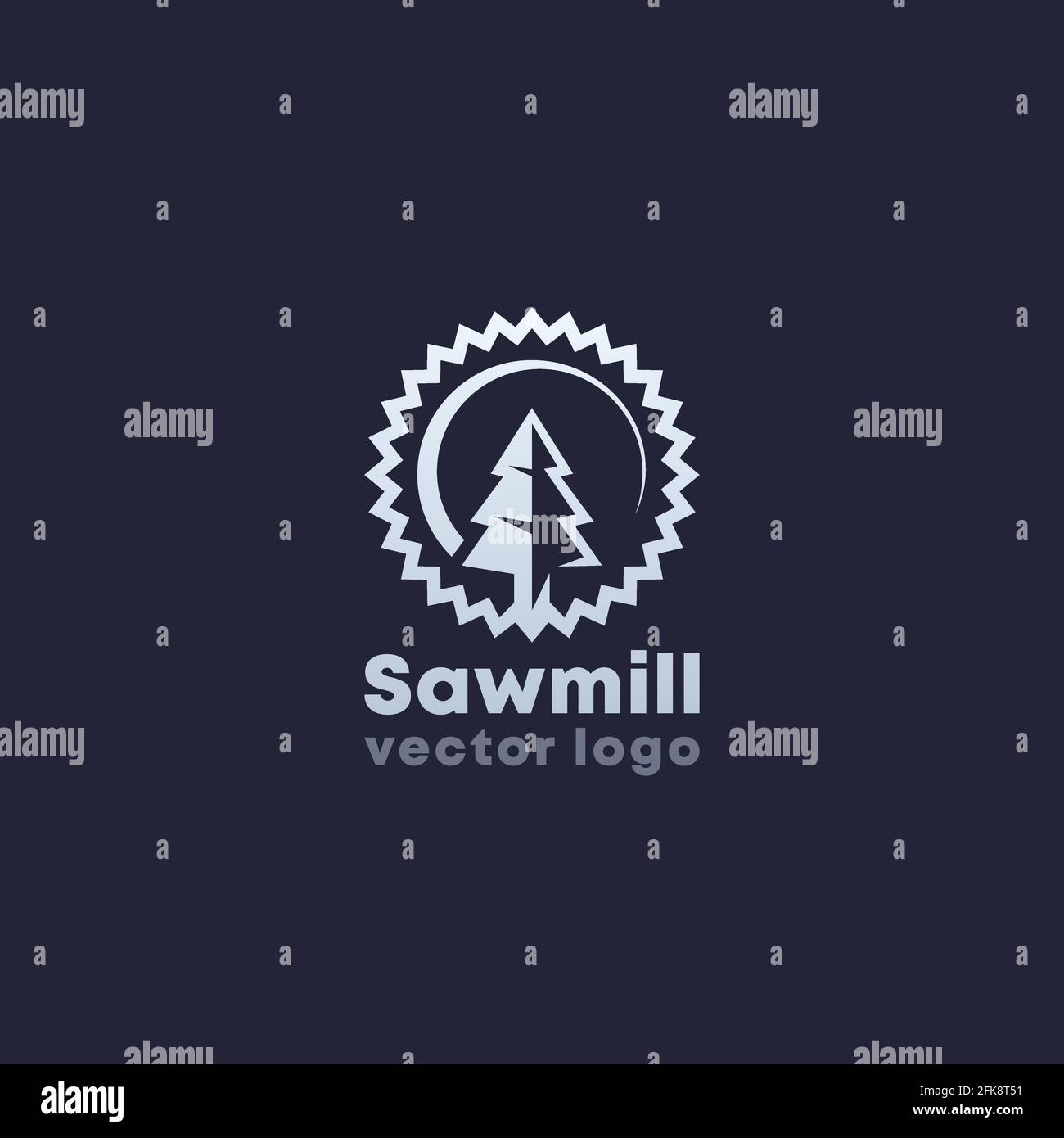 Sawmill logo design, vector icon Stock Vector Image & Art - Alamy