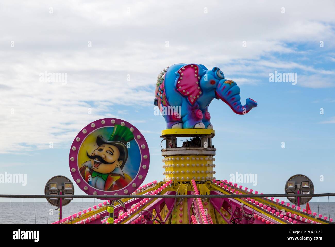 Fairground ride fairground bournemouth beach hi-res stock photography ...