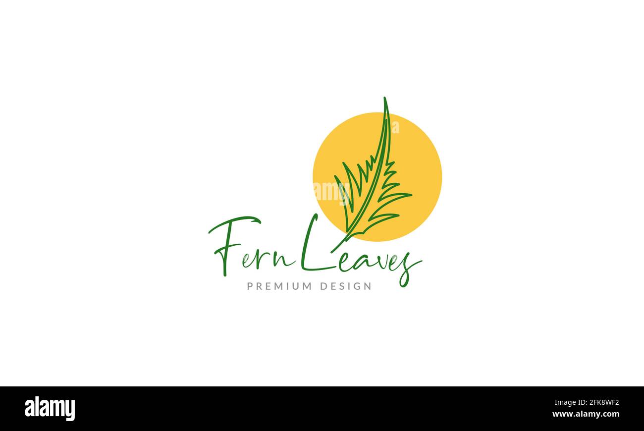 Fresh fern Stock Vector Images - Alamy