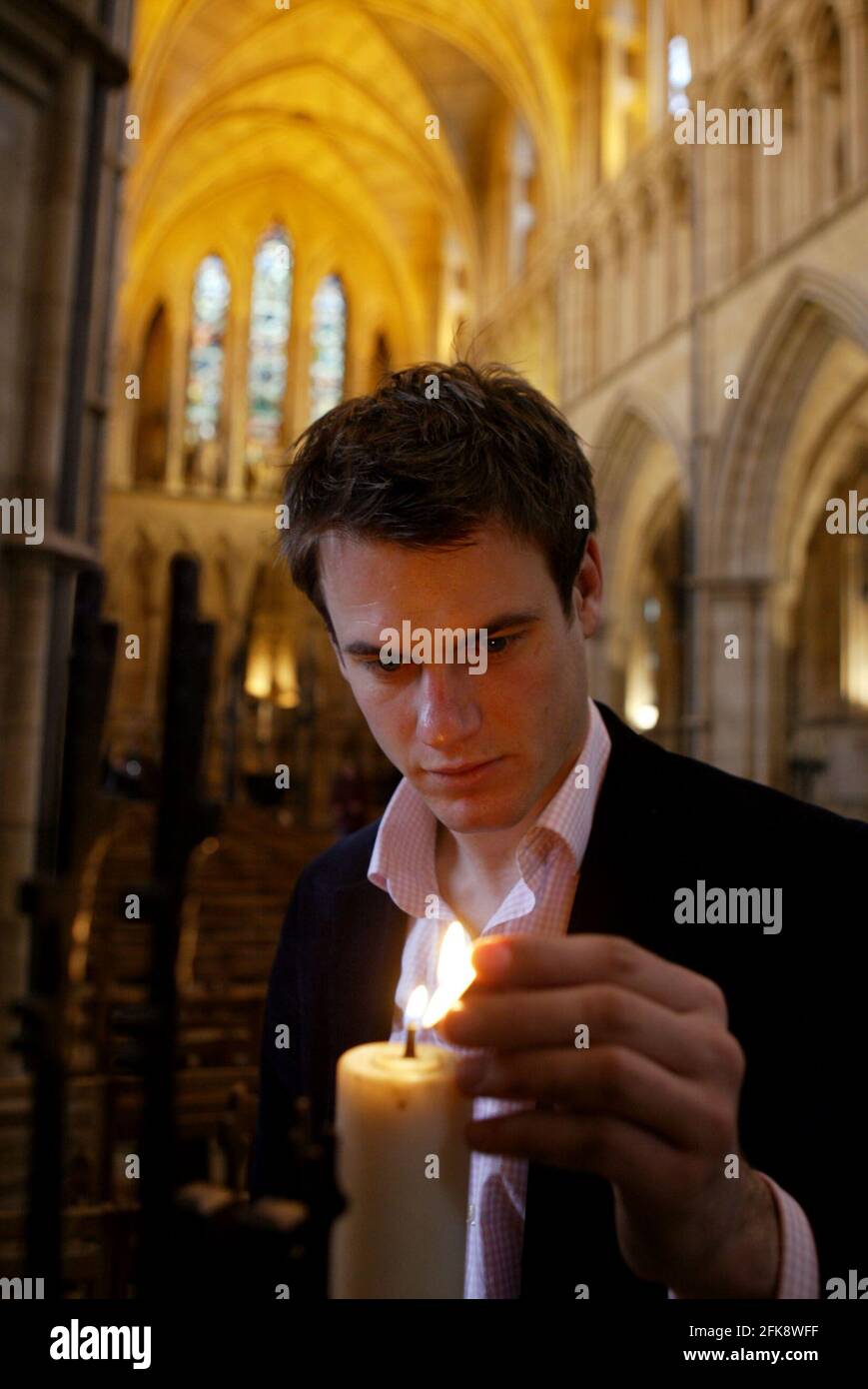 Guy Adams 40 challenges for Lent... pic David Sandison Stock Photo - Alamy