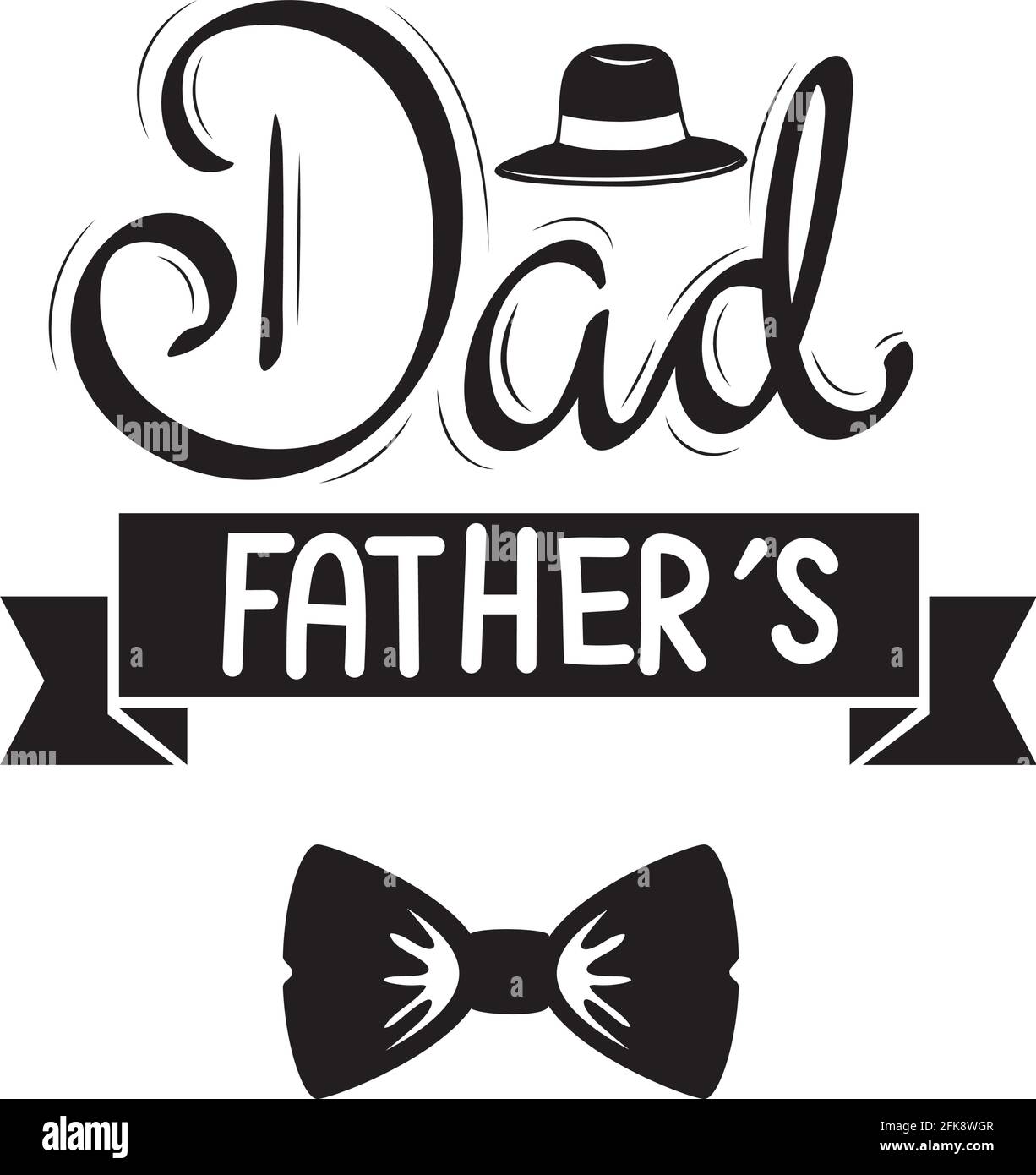 fathers lettering font Stock Vector Image & Art - Alamy