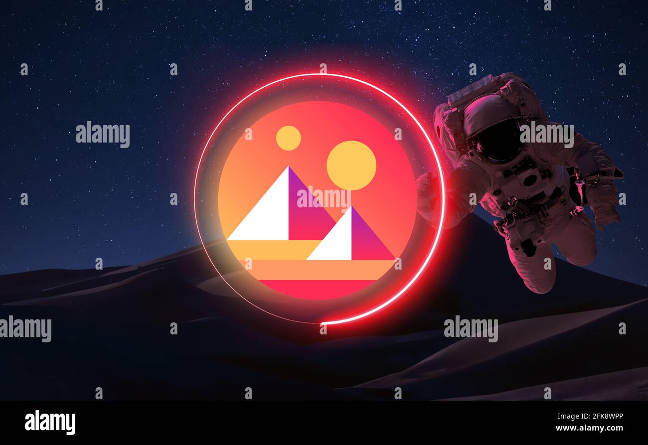Decentraland Cryptocurrency. MANA coin growth chart on the exchange ...