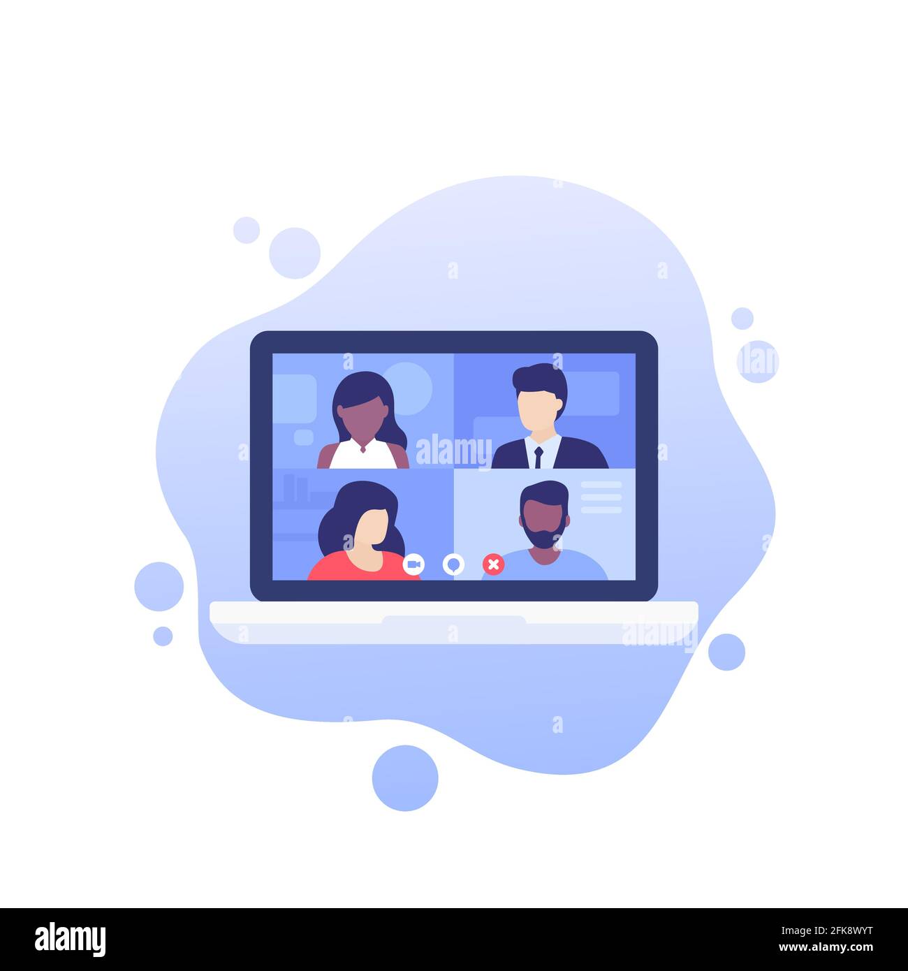 African woman video call Cut Out Stock Images & Pictures - Alamy