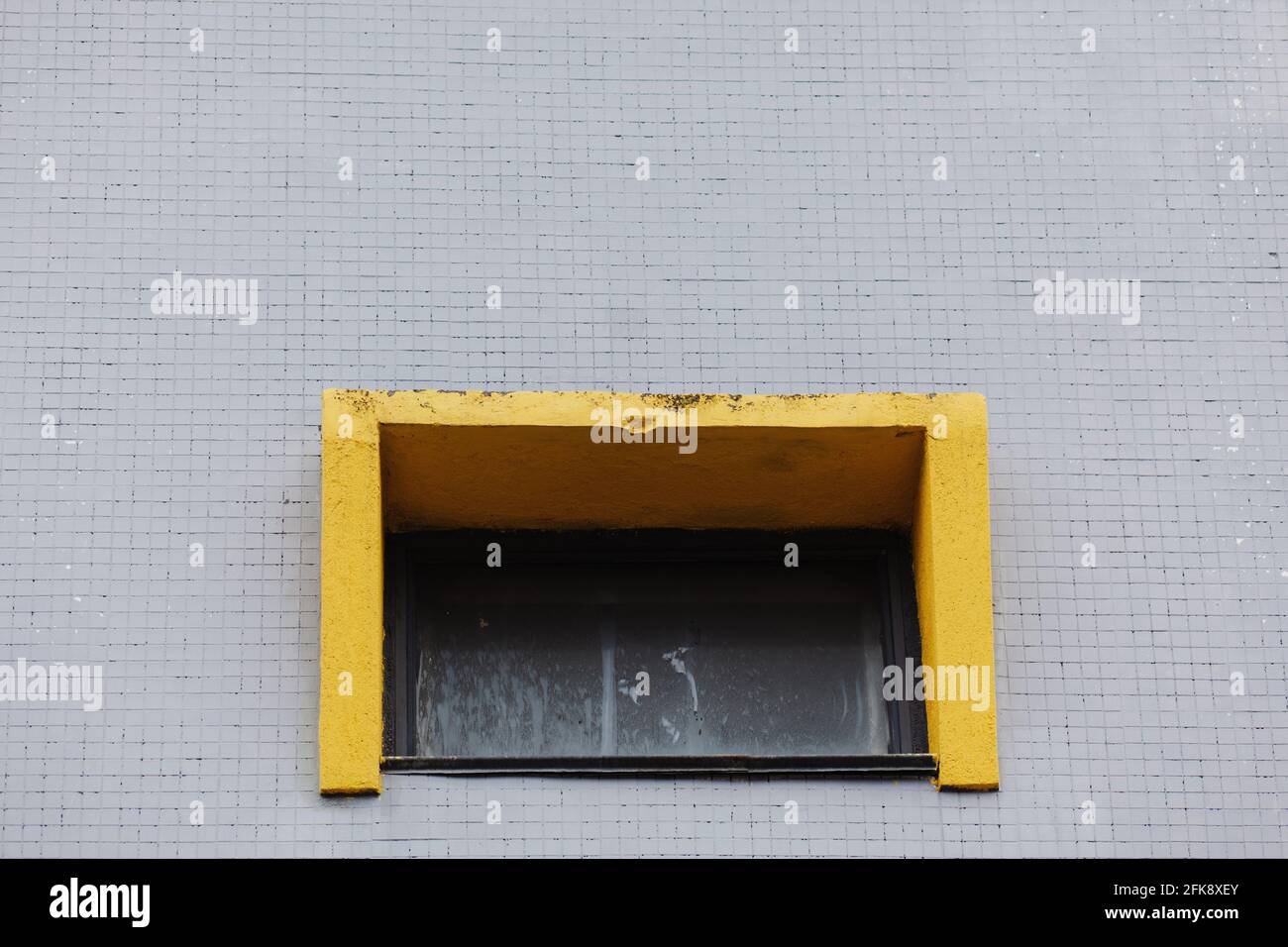 Old factory windows texture with bright frame Stock Photo - Alamy