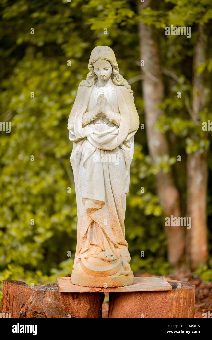 Statue of Our Lady Stock Photo - Alamy