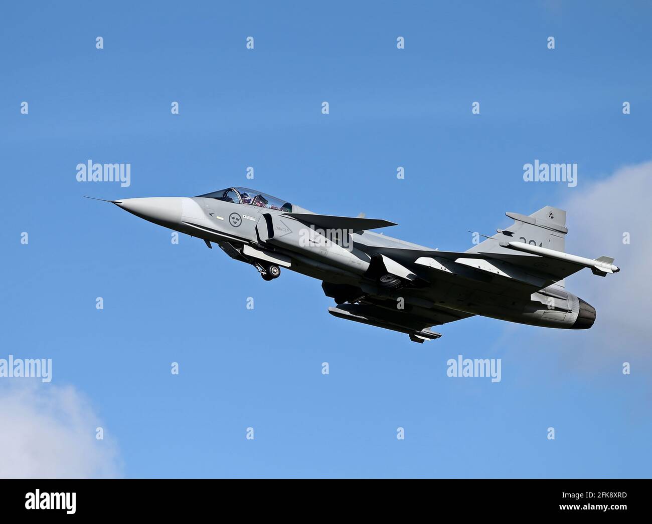 JAS 39 C Gripen, at Malmen Airbase. Malmen airbase is a military ...