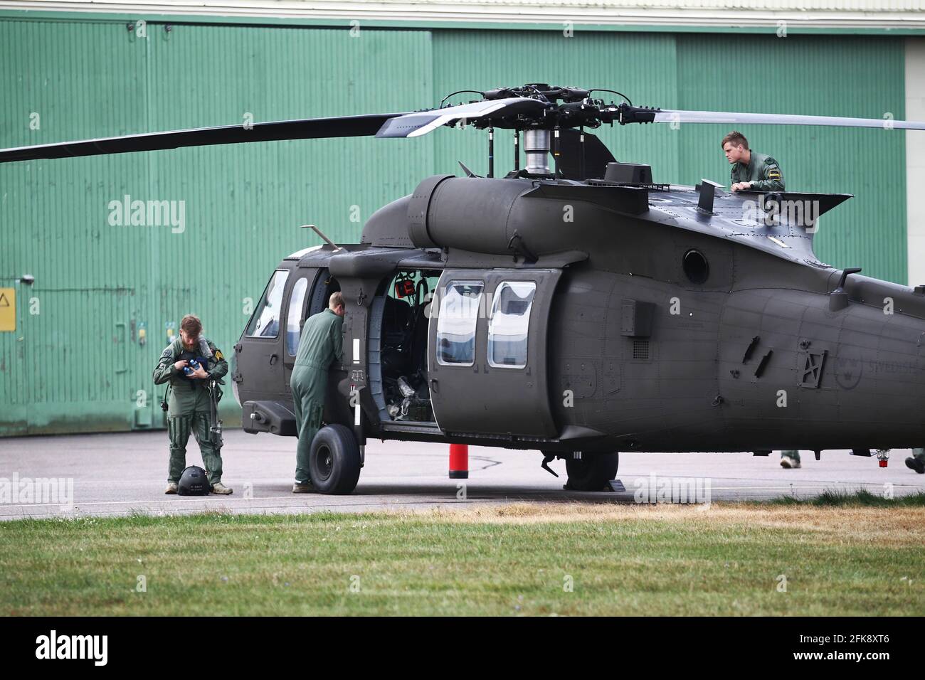 Helikopter 16, HKP16, The Sikorsky UH-60 Black Hawk, at Malmen Airbase ...