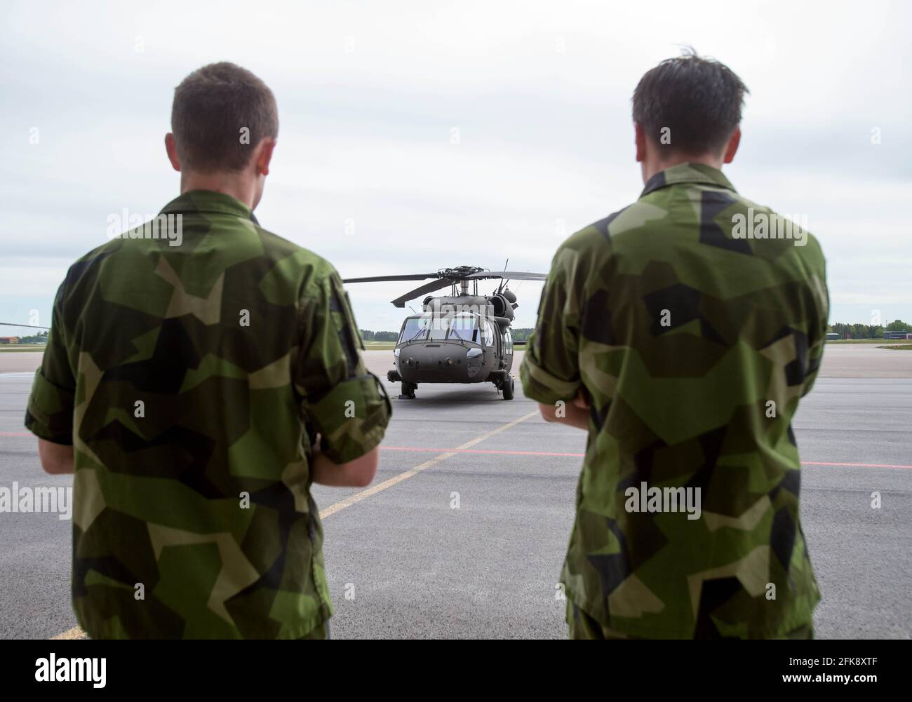 Helikopter 16, HKP16, The Sikorsky UH-60 Black Hawk, at Malmen Airbase ...