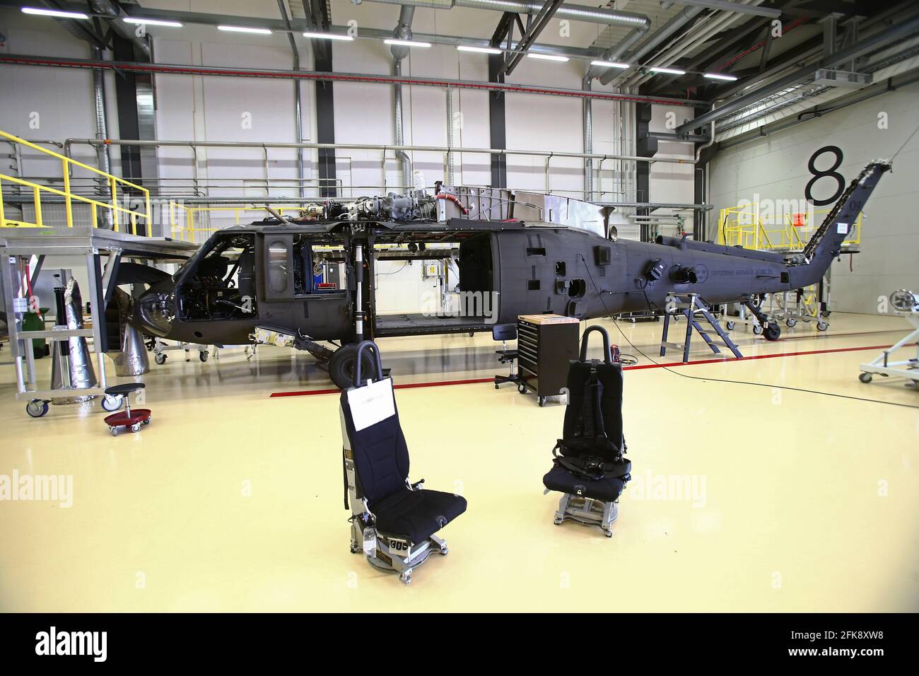 Helikopter 16, HKP16, The Sikorsky UH-60 Black Hawk, at Malmen Airbase ...