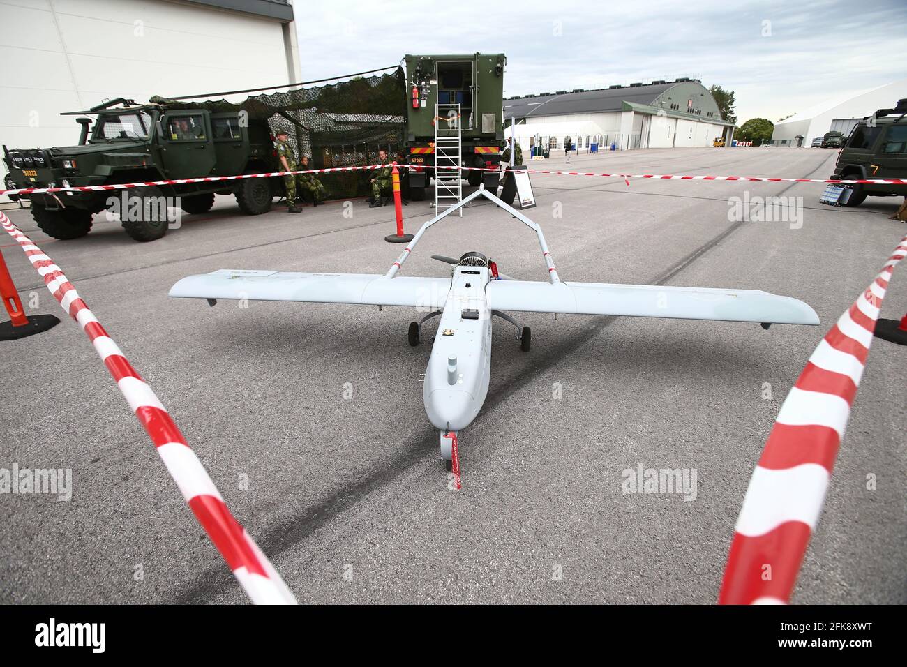UAV 03 Örnen, at Malmen Airbase. Malmen airbase is a military airbase ...