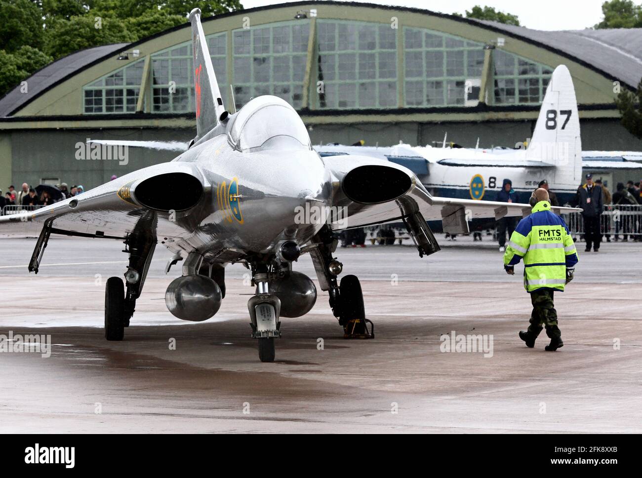 Airshow at flight day at Malmen Airbase. Malmen airbase is a military ...