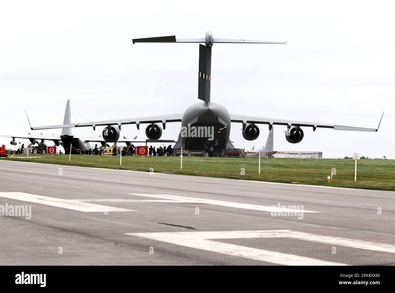 Airshow at flight day at Malmen Airbase. Malmen airbase is a military ...