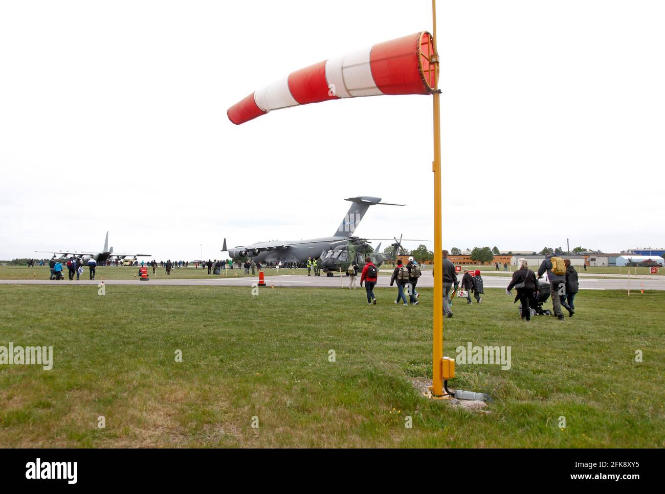 Airshow at flight day at Malmen Airbase. Malmen airbase is a military ...