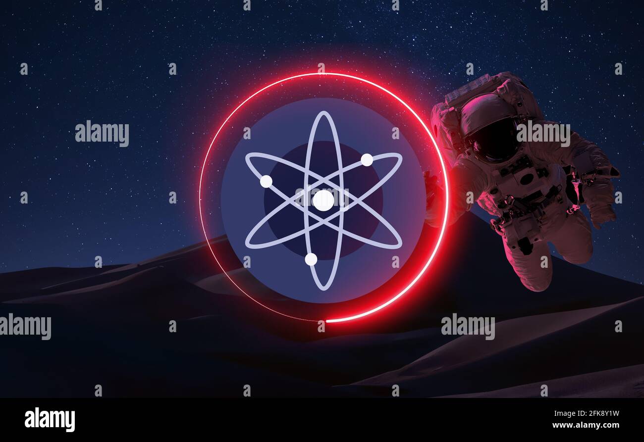 Cosmos ATOM Cryptocurrency. ATOM coin growth chart on the exchange ...