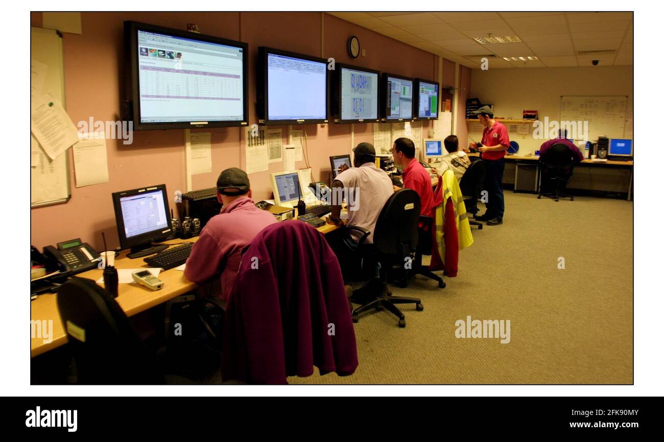 Controll room Cut Out Stock Images & Pictures - Alamy