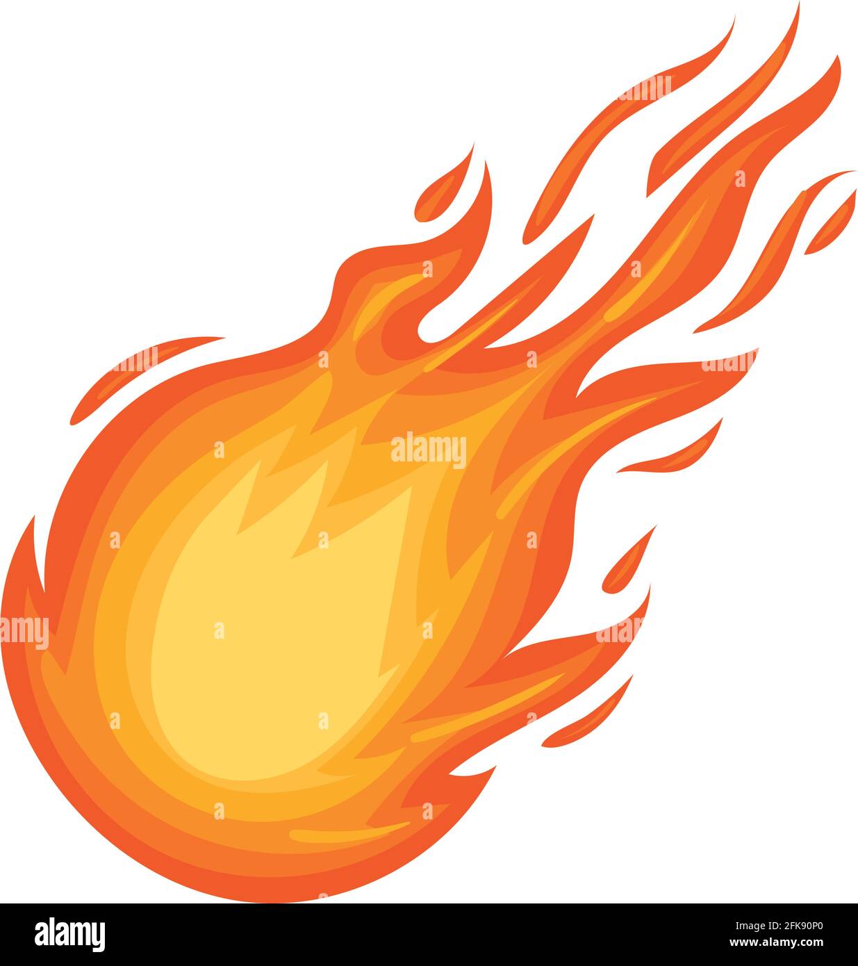 fireball falling icon Stock Vector Image & Art - Alamy