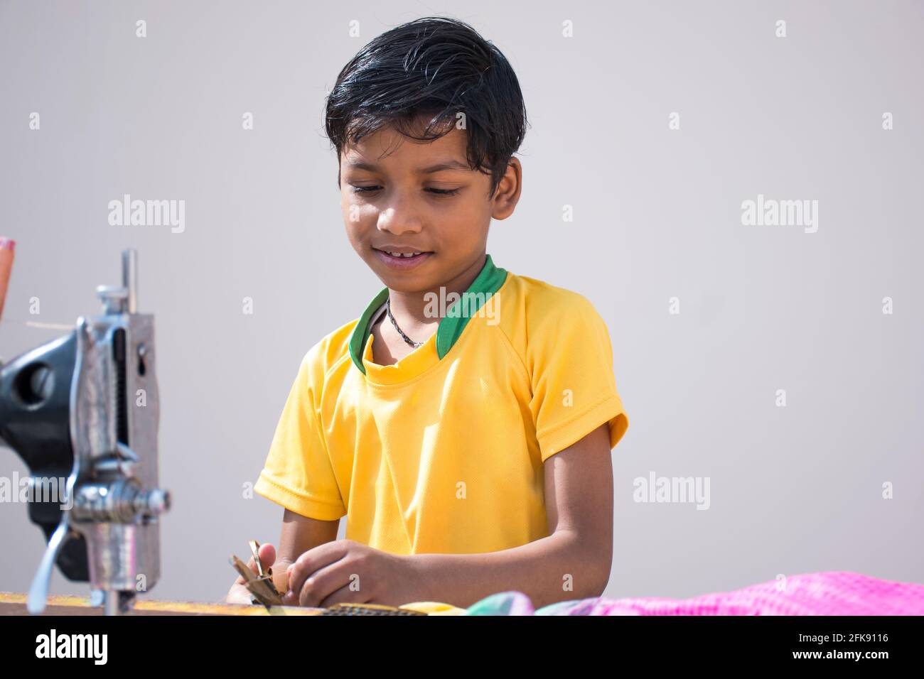 Indian rural tailor hi-res stock photography and images - Alamy
