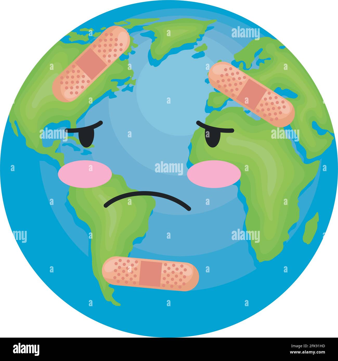 earth planet sick Stock Vector Image & Art - Alamy