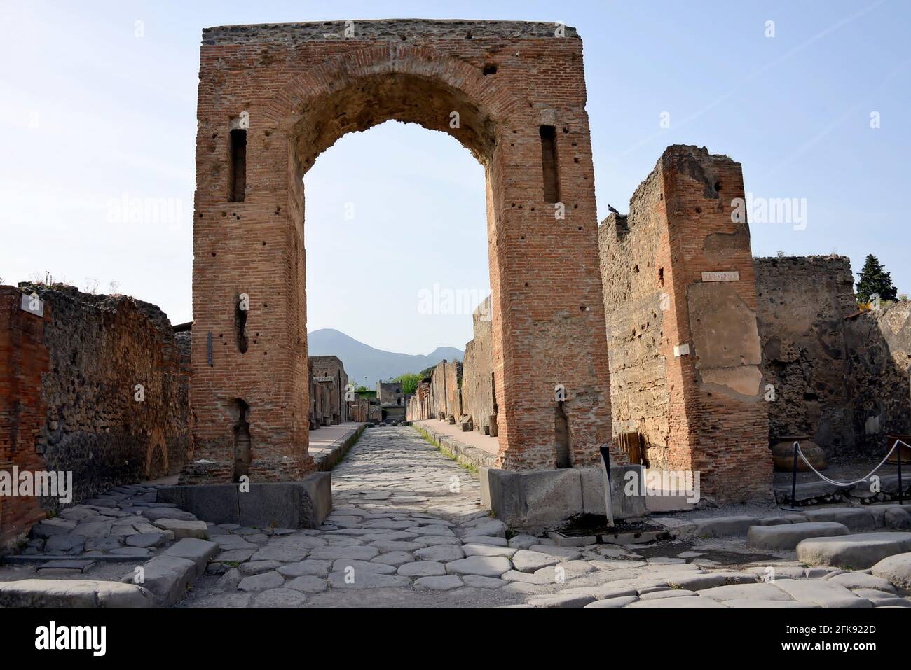 Ancient Pompeii is a vast archaeological site of Roman city, it was ...