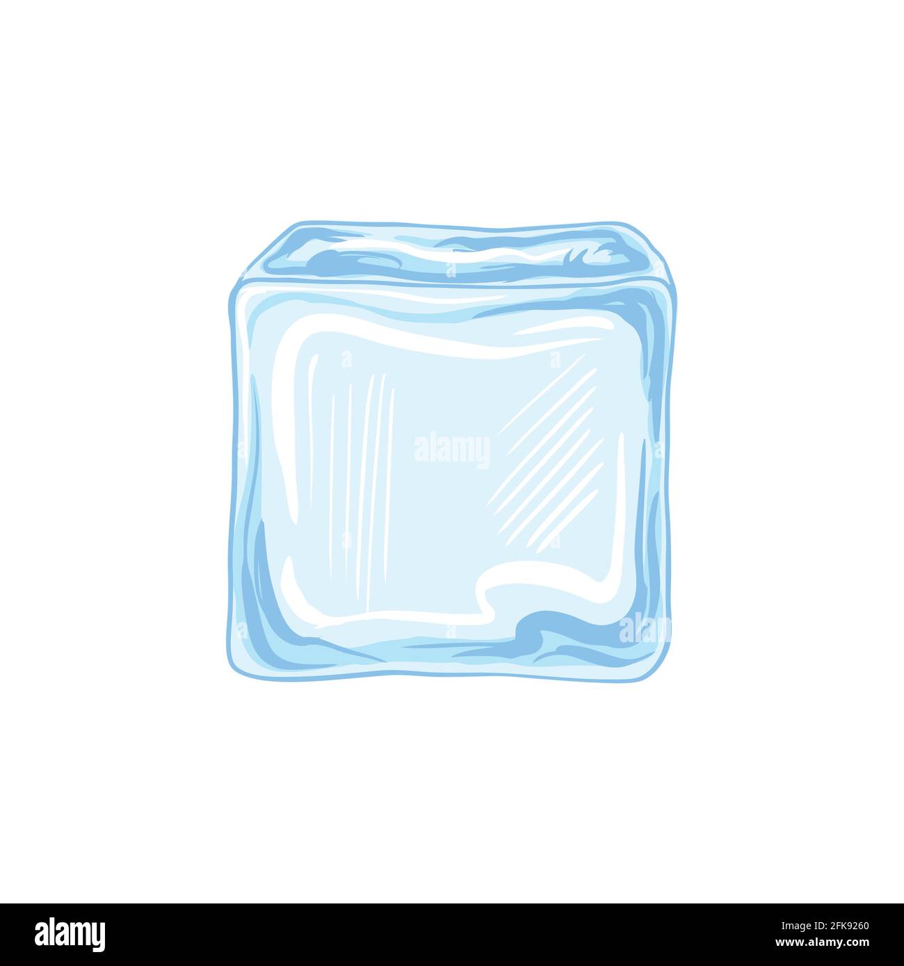 Water ice cube icon vector illustration graphic design on white ...