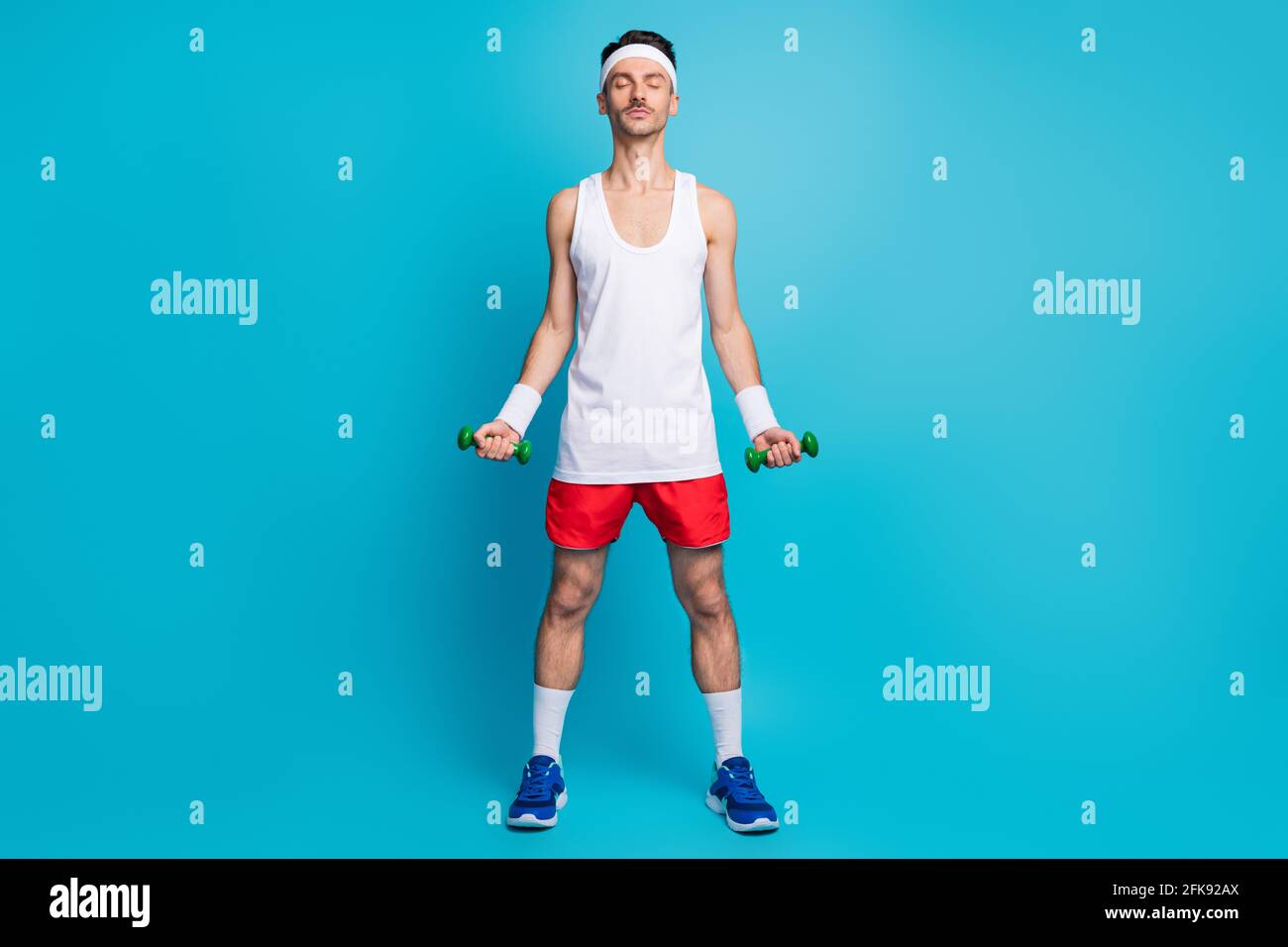 Bodybuilding skinny man hi-res stock photography and images - Alamy