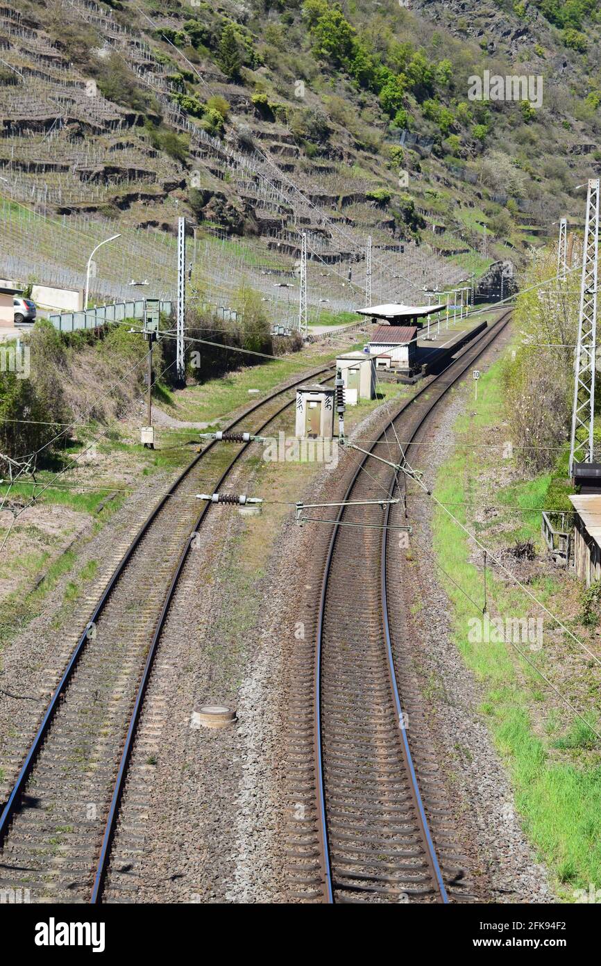 train station Kattenes Stock Photo - Alamy