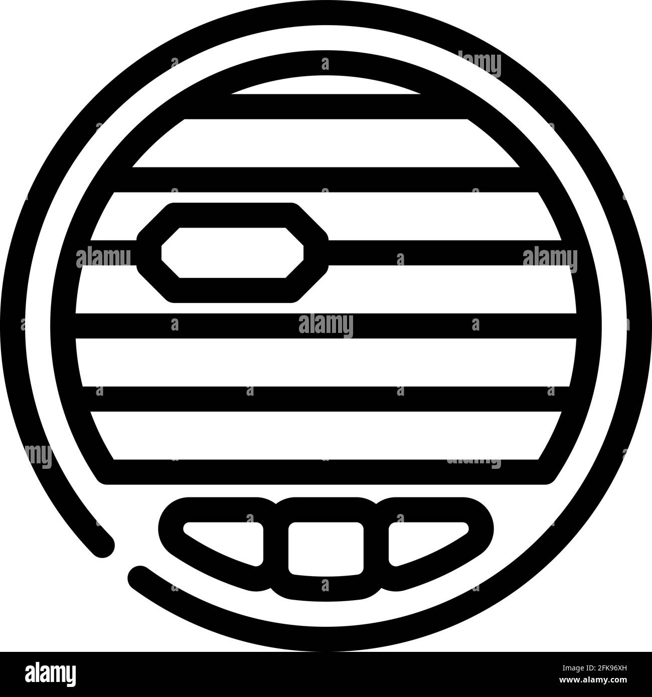 air conditioning car line icon vector illustration Stock Vector Image ...