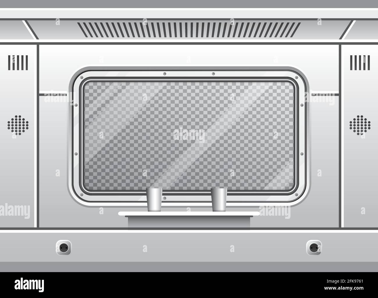 Interior metro train carriage Stock Vector Images - Alamy