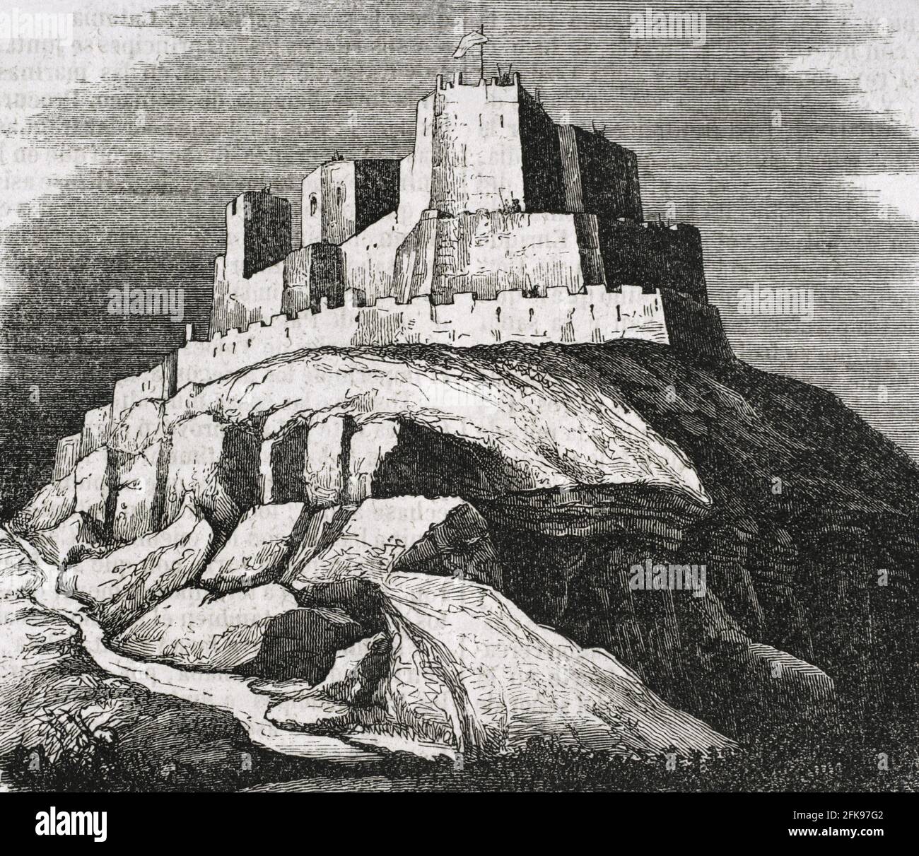 Castle of monzon hi-res stock photography and images - Alamy