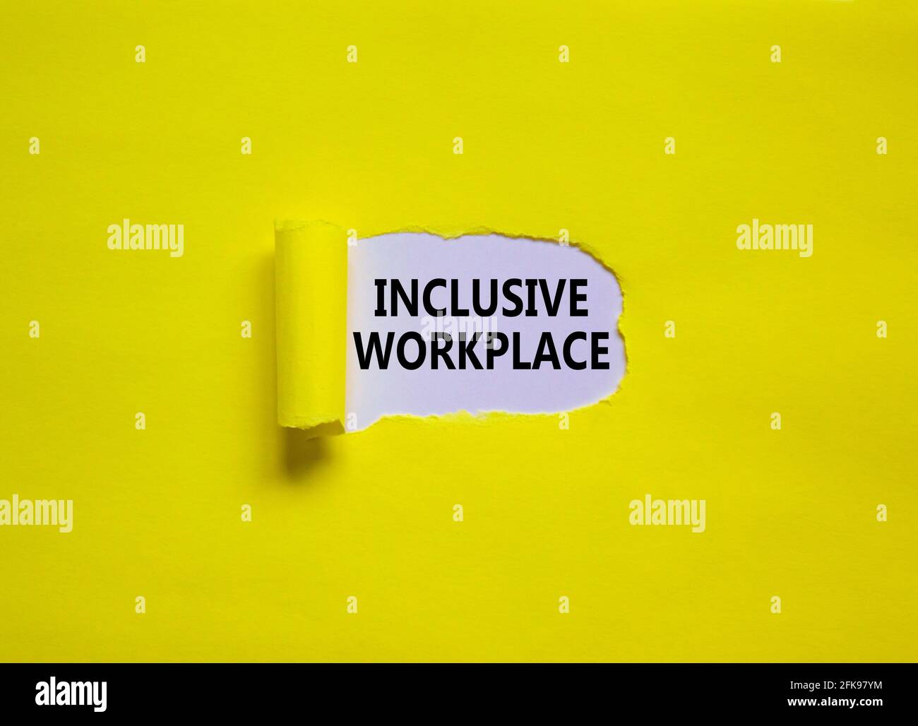Inclusive workplace symbol. Concept words 'inclusive workplace ...
